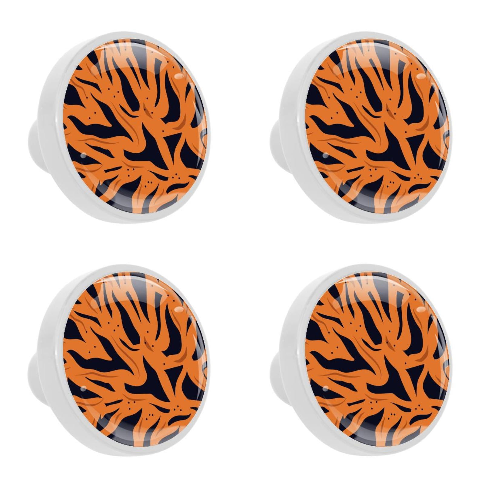 4 Pcs Tiger Skin Texture Knobs for Kitchen Cabinet Cupboard Dresser ...