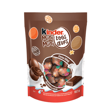 Kinder Chocolate Mini-Eggs, individually wrapped chocolate covered mini ...