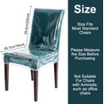 4-piece chair set, plastic dining chair covers, waterproof kitchen seat ...
