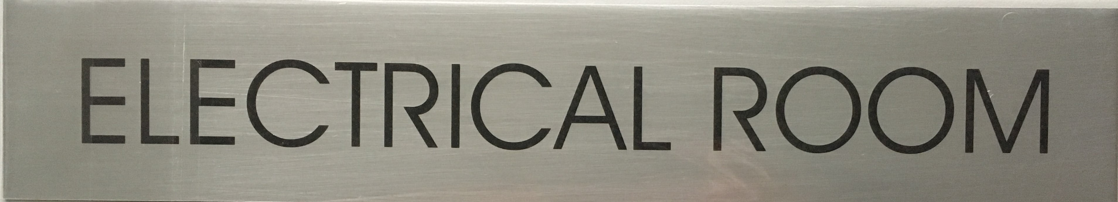 ELECTRICAL ROOM SIGN (BRUSHED ALUMINUM) - Walmart.com