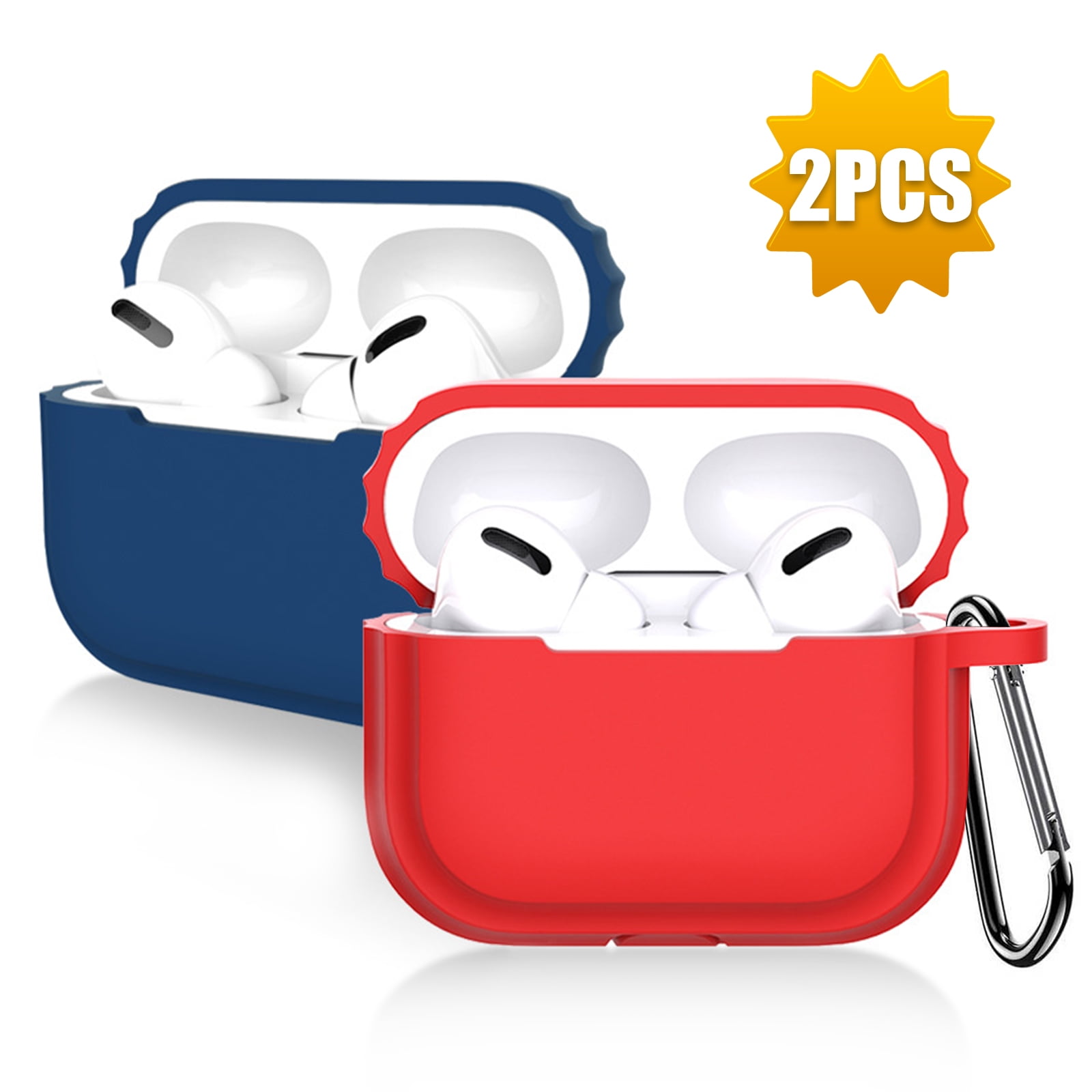 2pcs Case Compatible With Airpods Pro 2nd Generation 2022 Eeekit Soft