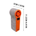 Tuscom Mini Portable Fan with LED Display Strong Wind Handheld ...