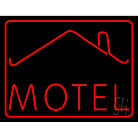 Red Vacancy LED Neon Sign 10 x 24 - inches, Black Square Cut Acrylic ...