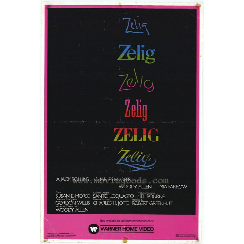 Zelig - movie POSTER (Style B) (11" x 17") (1983) - Walmart.com ...