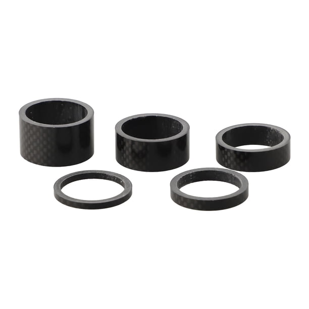5Pcs Bike Carbon Fiber Headset Spacers fork Stem Washer for Mtb Bike ...
