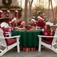 6 Pack Round Tablecloth 90 Inch White Stain Resistant Wrinkle Free ...