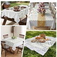 Abstract Boho Geometric Art Table Cloth 54x54in, Waterproof Square ...