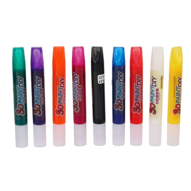 Epoxy Paint Pen, 24 Hours Natural Curing 9 Colors Liquid Resin Water ...