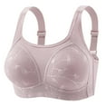 Ahuyic Womens Bra,Summer Plus Size Bra,Womens Back Buckle Thin Style ...