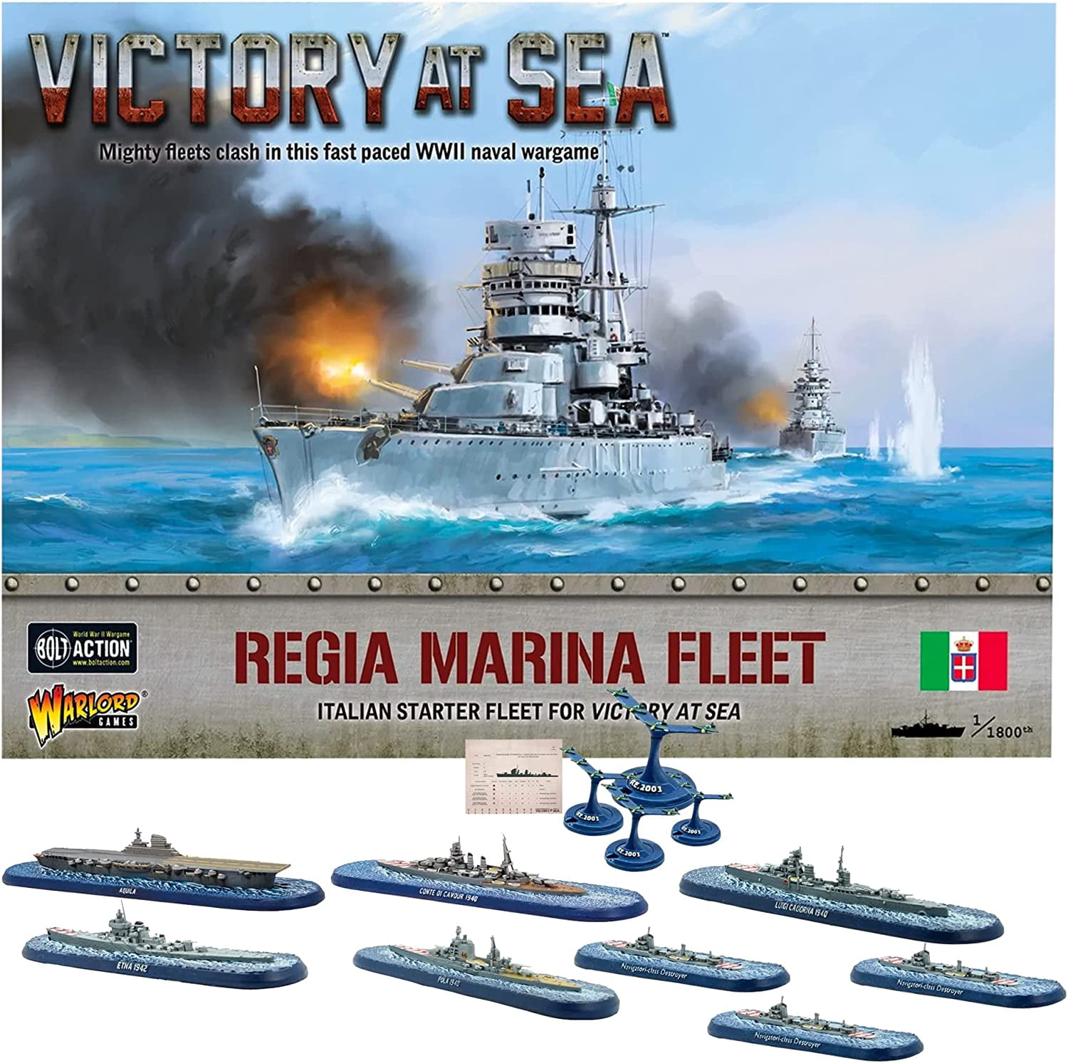 Wargames Delivered - Victory at Sea Regia Marina Fleet Box WW2 Action ...
