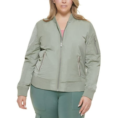 Levi's Women's Melanie Bomber Jacket (Standard & Plus Sizes), Sea Green ...