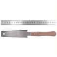 Hand Saw Woodworking Tools, 6-Inch Pull Saw, Flexible Double-Edge Blade ...