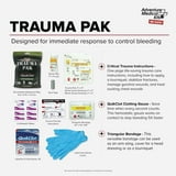 Trauma Pak First Aid Kit with QuikClot, 14 Piece HSA/FSA Eligible ...