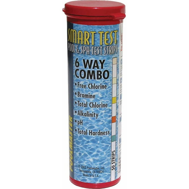 Poolmaster Smart Test 6-Way Test Strips - Walmart.com