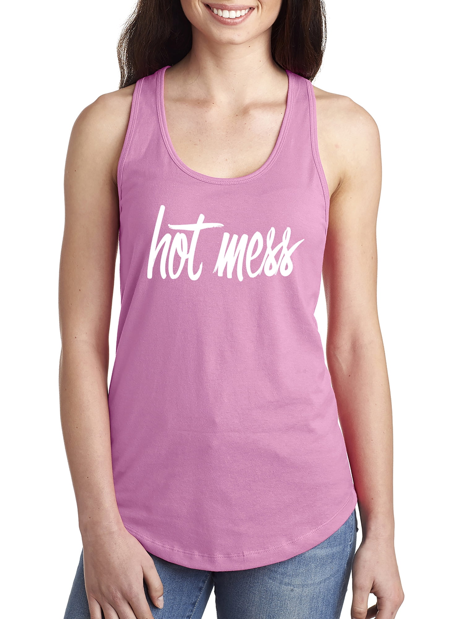 Hot Mess Racerback Tank - Walmart.com