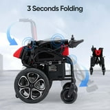 Verpal Electric Wheelchairs for Adults Senior,Foldable Motorized ...