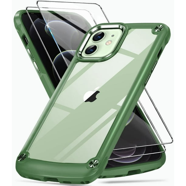 Clear Case for iPhone 12/ iPhone 12 Pro [Never Yellowing] Transparent ...