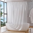 Long 72 x 78 Inch Frosted Waterproof PEVA Shower Curtain Liner with ...