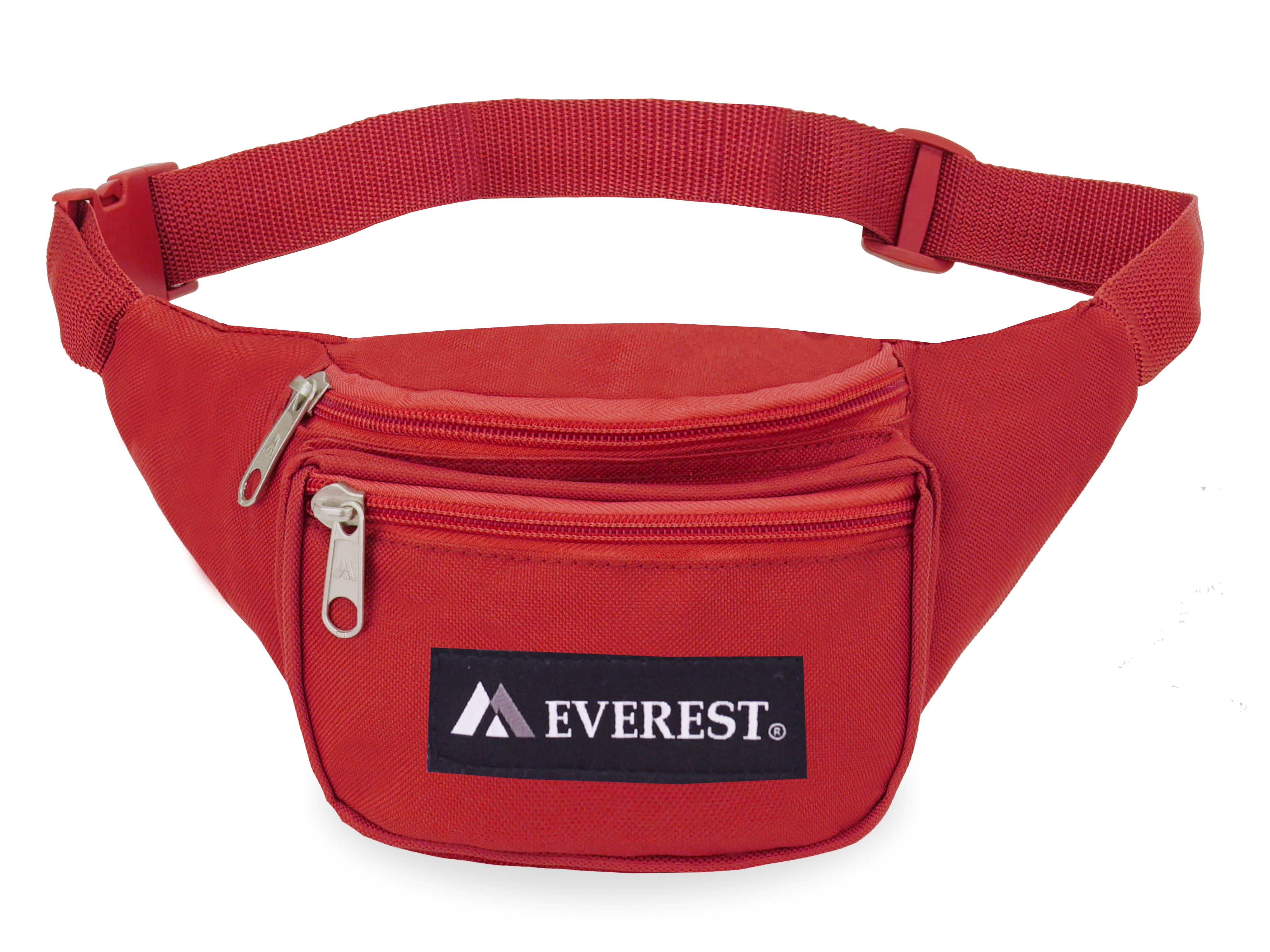 Everest Unisex Signature Waist Fanny Pack Red - Walmart.com