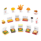 ZURU 5 Surprise Foodie Mini Brands Series 2 Capsule, Tiny Fast Food ...
