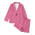 Byoo Teen Girls Solid Color Blazer Outfit formal Jacket Dress Shorts ...