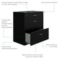 Space Solutions 30" Wide 3 Drawer Lateral File Cabinet for Home or ...
