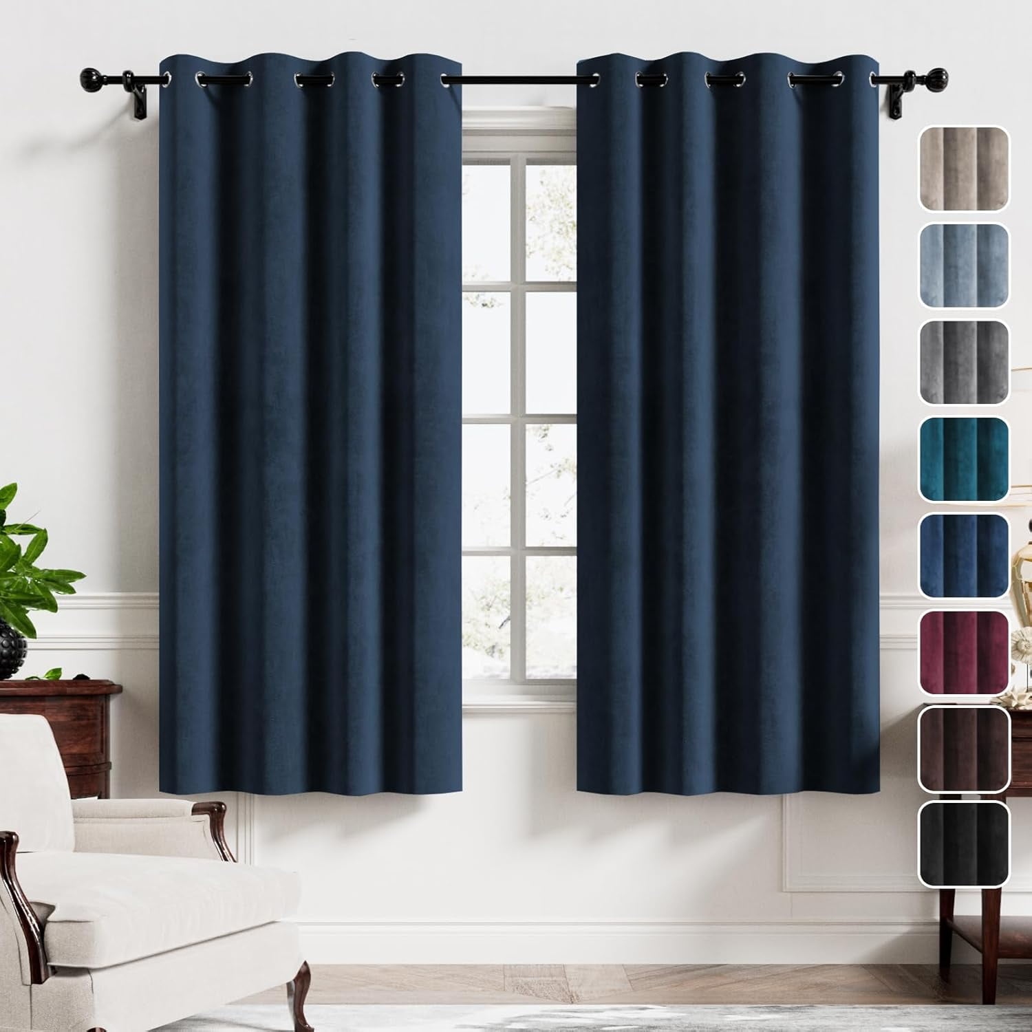 Click here for Ld Seller Luxury Velvet Curtains For Living Room 6... prices