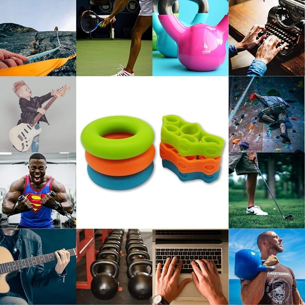 2 Pcs Finger Stretcher Set Hand Silicone Grip Strength Finger ...