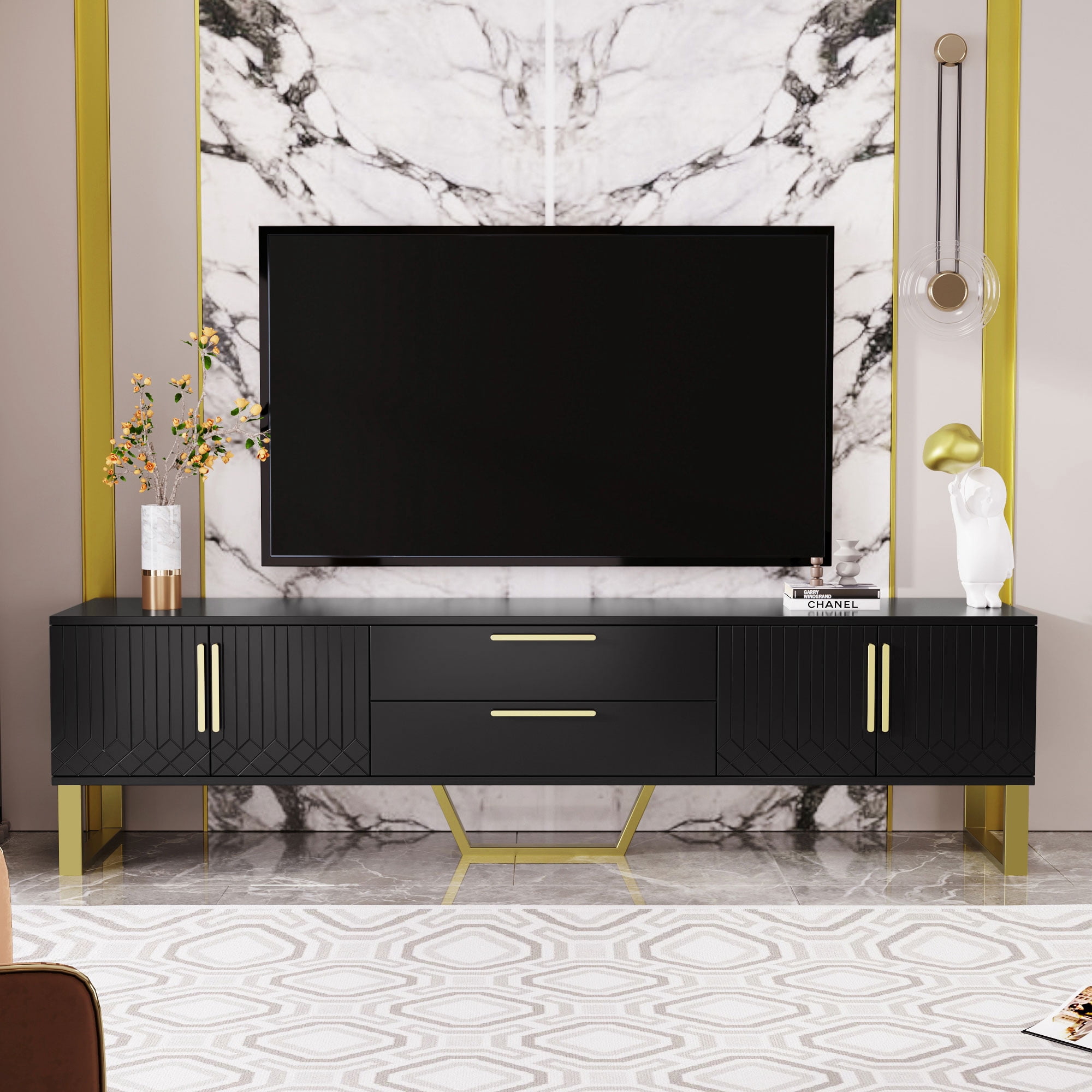 Click here for Noble House High-Gloss Floor-Standing Tv Cabinet... prices