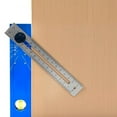Sinyiin Precisions Measuring Ruler Offering 15 30 45 60 90 Degree Mark ...