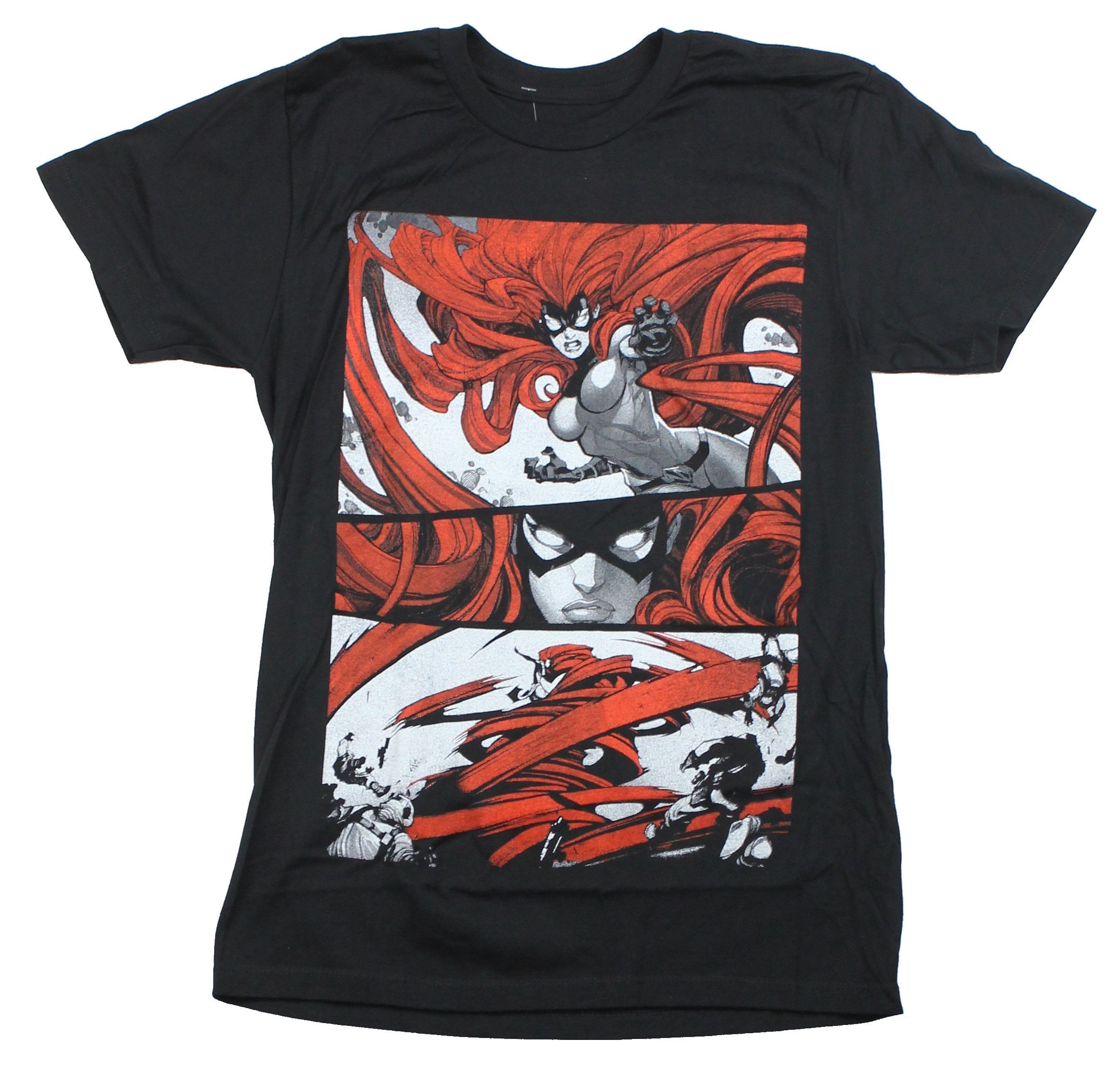 The Inhumans Mens T-Shirt - Medusa Hair Failing Attcking Image (Large ...