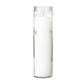 MagicLight White Religious Unscented Candle with Two Cross Design, 9.6 ...