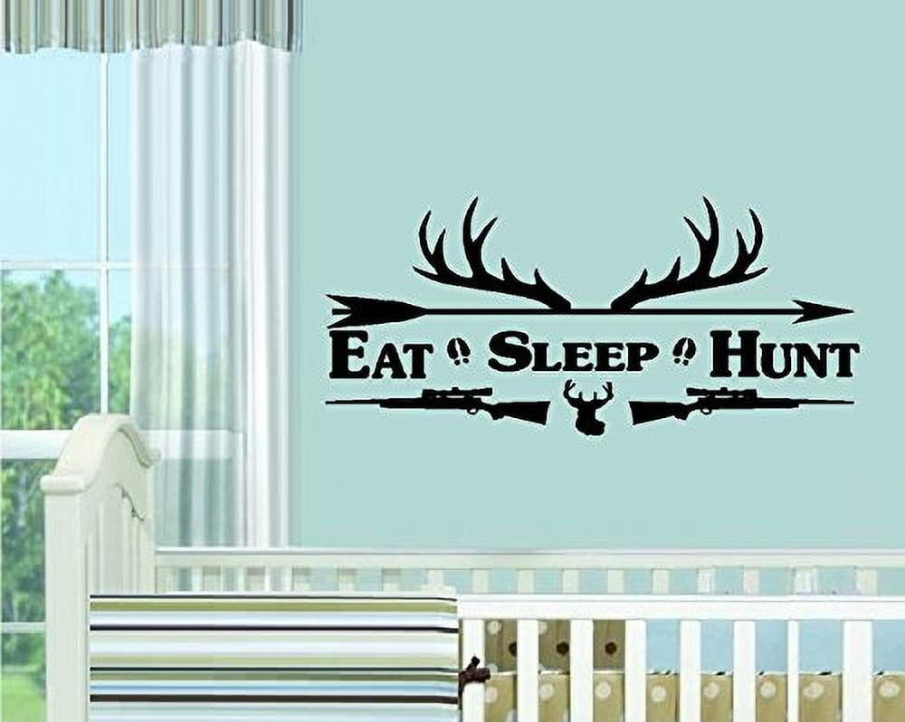 Eat Sleep Hunt Wall Decal