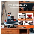 11 in 1 Heat Press Machine, 12x15 Inch, Multifunctional Swing Away ...