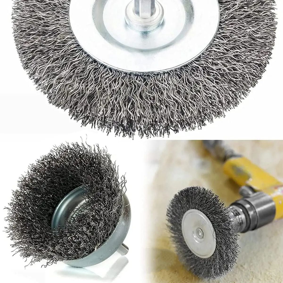 Click here for Unbranded 8 Piece Wire Brush Wheel Cup Brush Set 1... prices