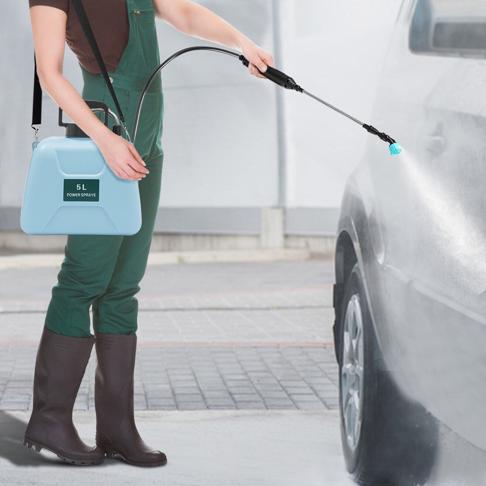 DENEST 5L Large Capacity Electric Sprayer Battery Sprayer Potable Hand ...