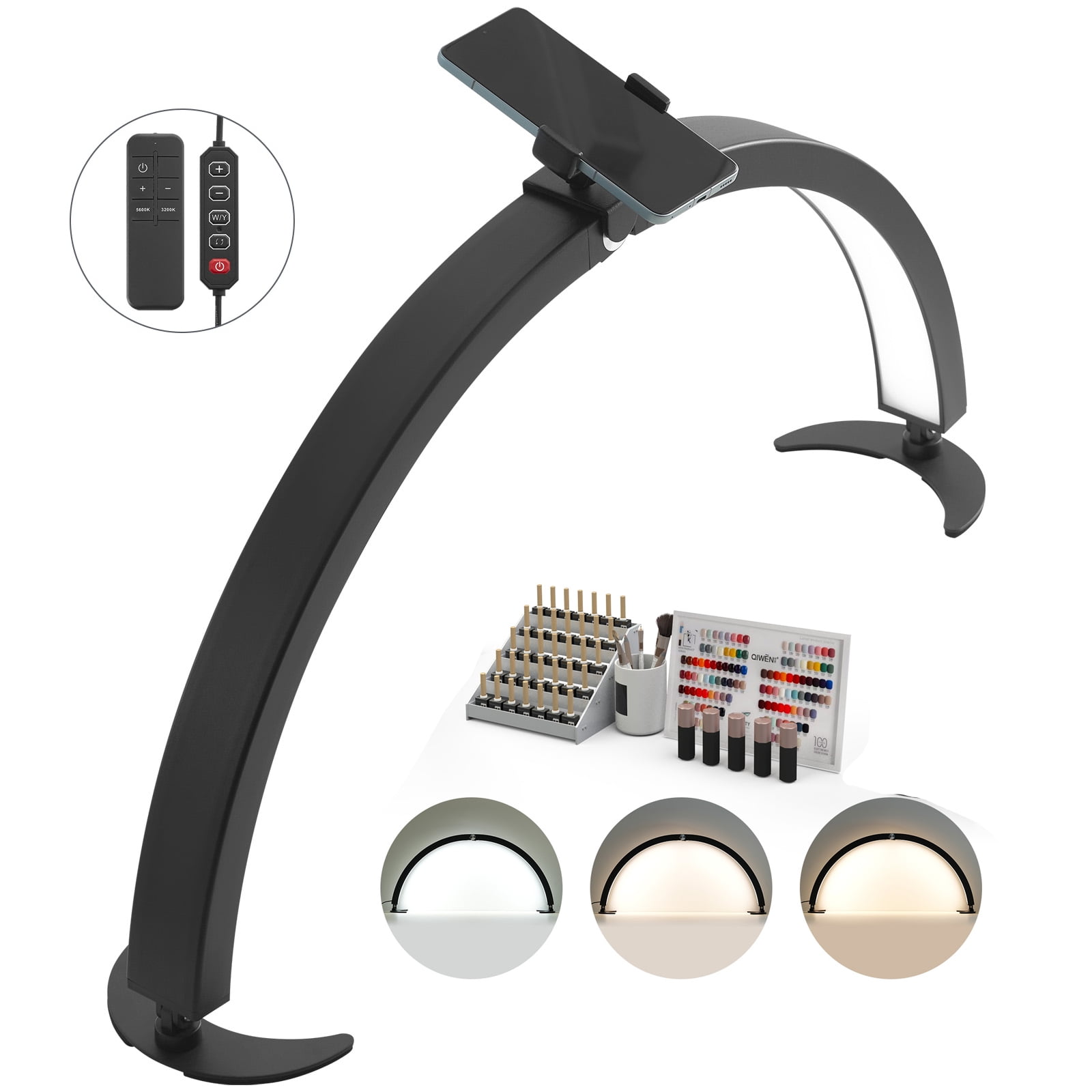 Click here for Kffkff Nail Desk Light  40 W Half Moon Desk Lamp W... prices