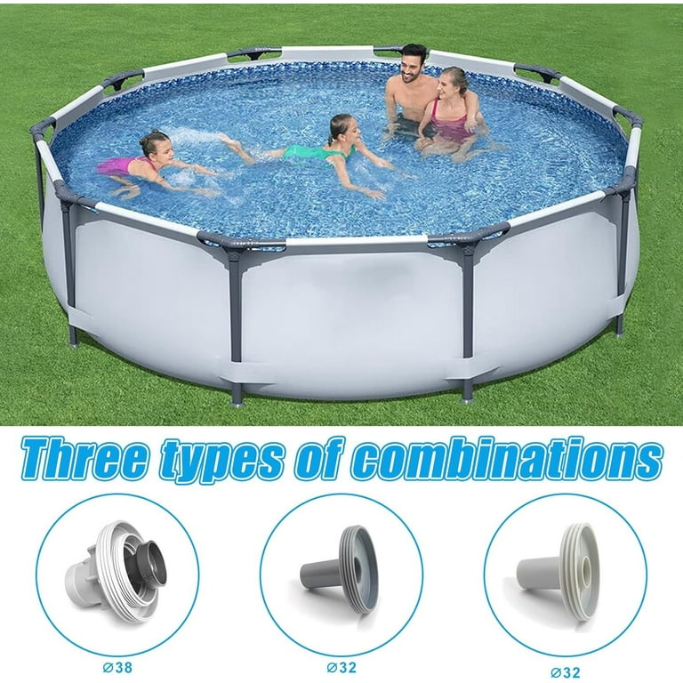 Pool Accessories 360° Rotatable Pool Inlet Nozzle - Flexible Blue ...