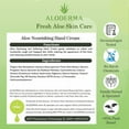 Aloderma Aloe Hand Cream with 66% Organic Aloe Vera - For Dry, Cracked ...