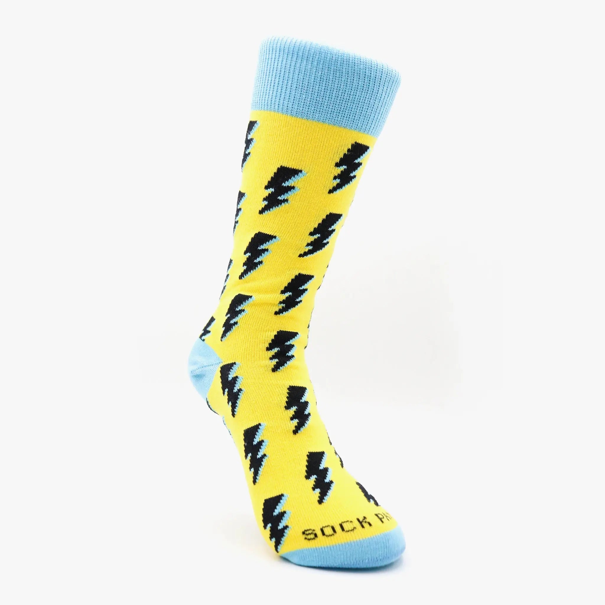Lightning Bolts Socks from the Sock Panda (Adult Small) - Walmart.com