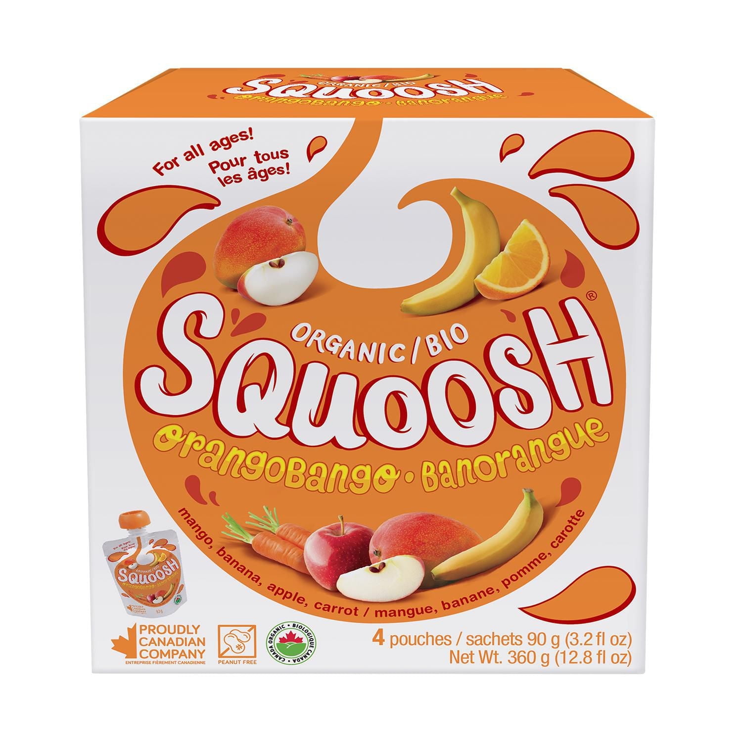 Click here for Baby Gourmet Foods Inc Squoosh Orangobango 3.2 Oz prices