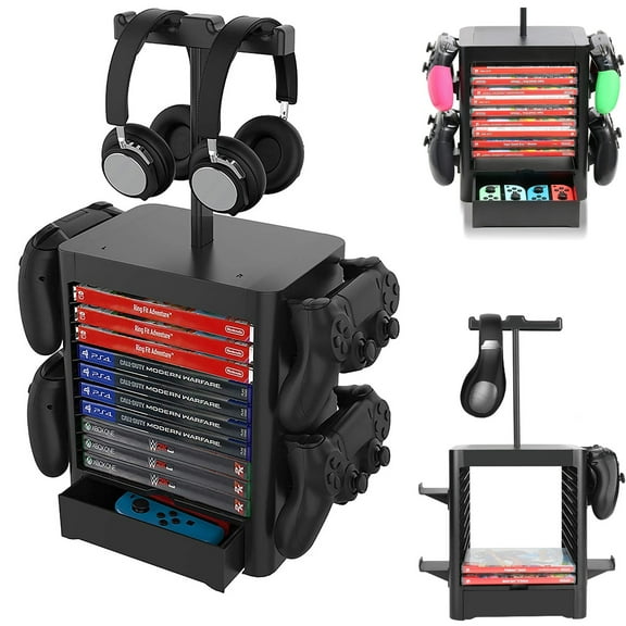 NBCP Controller Holder, Headset Stand Video Game Universal Controller ...