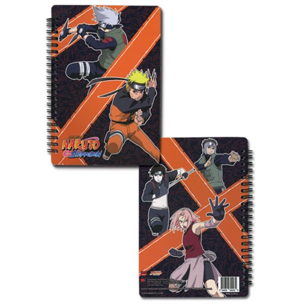 Notebook - Naruto Shippuden - New Team Stationery Note Book Anime ...
