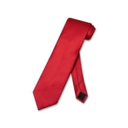 Solid Red Traditional Men's Necktie - Walmart.com