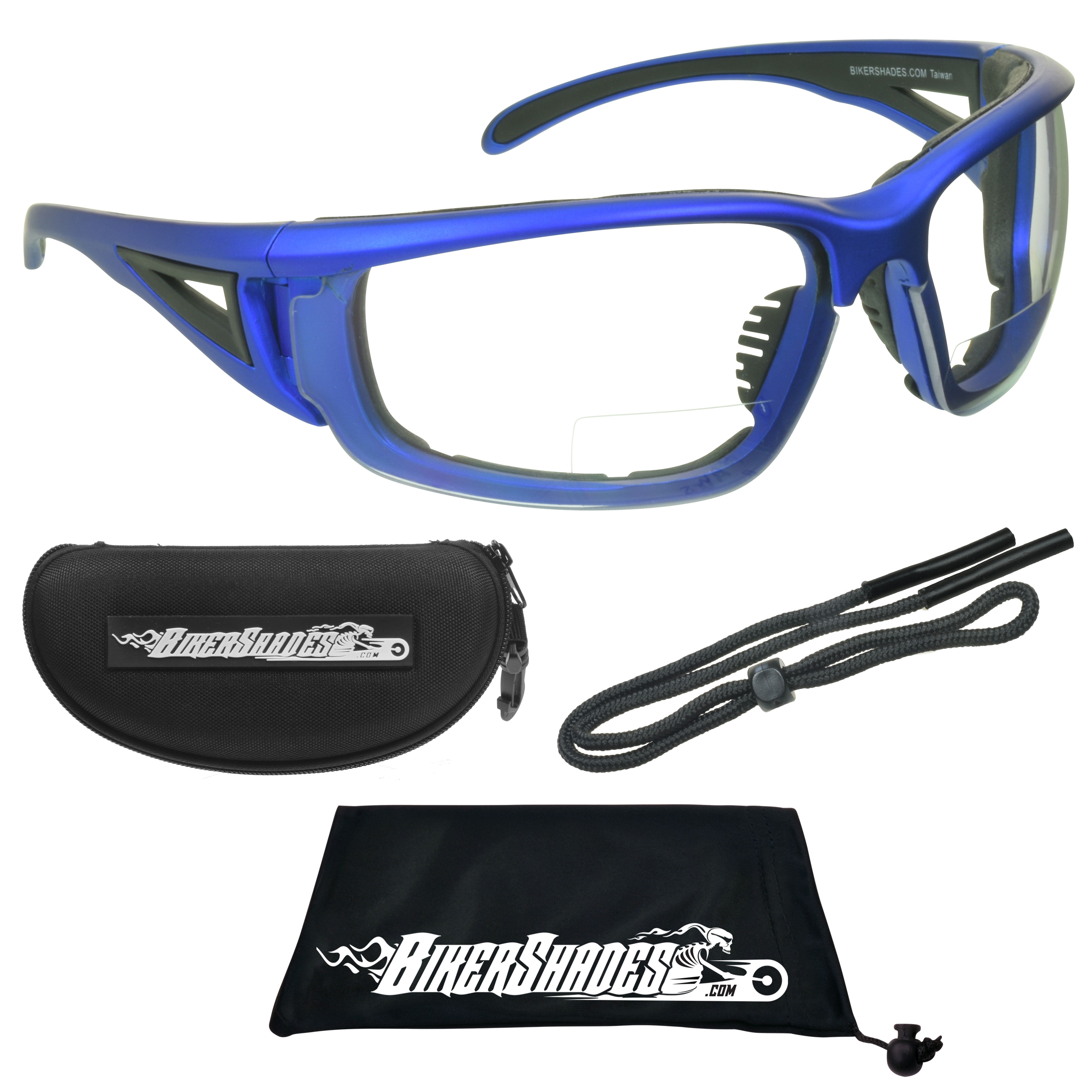 BIkershades Bifocal Safety Motorcycle Riding Foam Padded Sunglasses ...