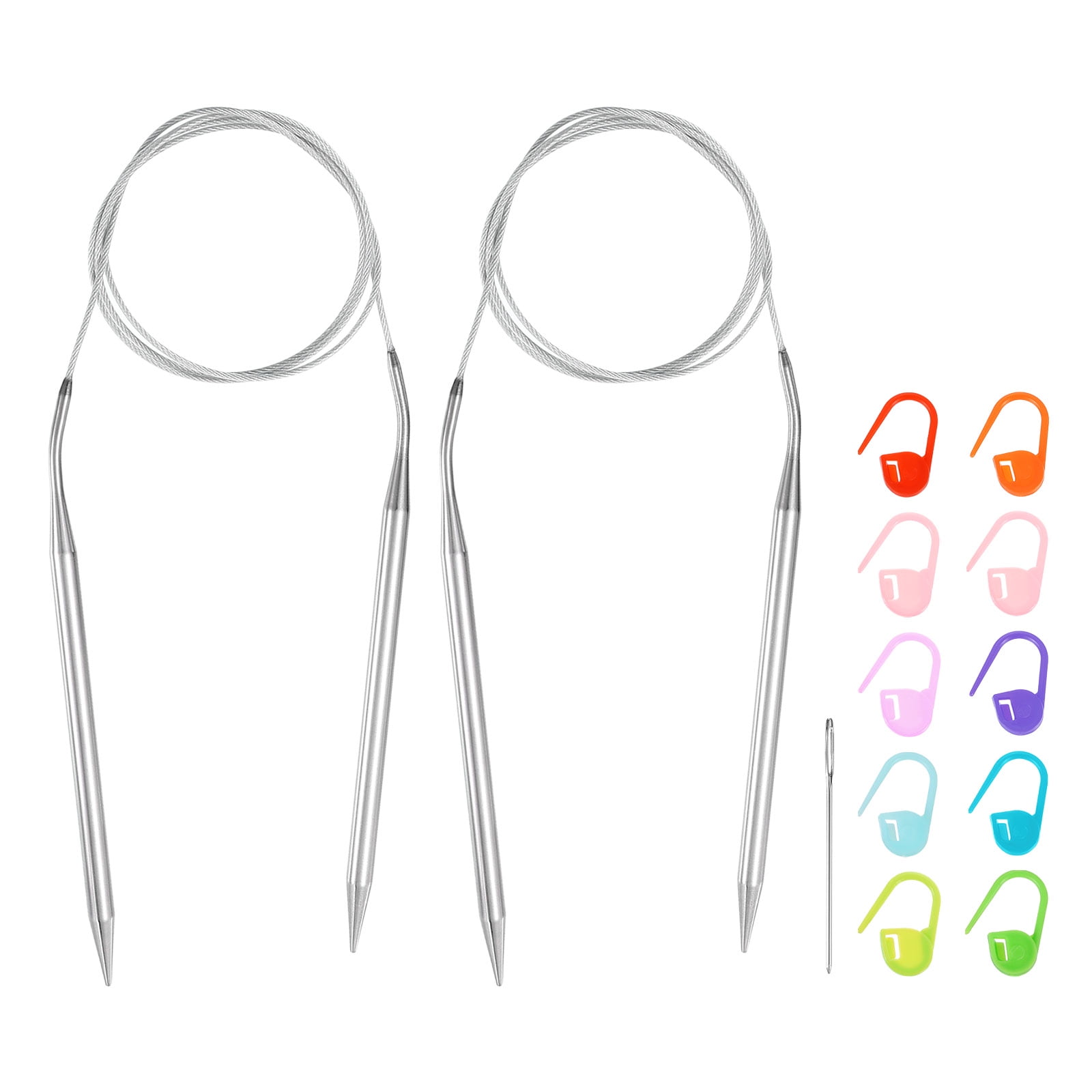 Click here for Unique Bargains Uxcell 2pcs Knitting Needles Size... prices