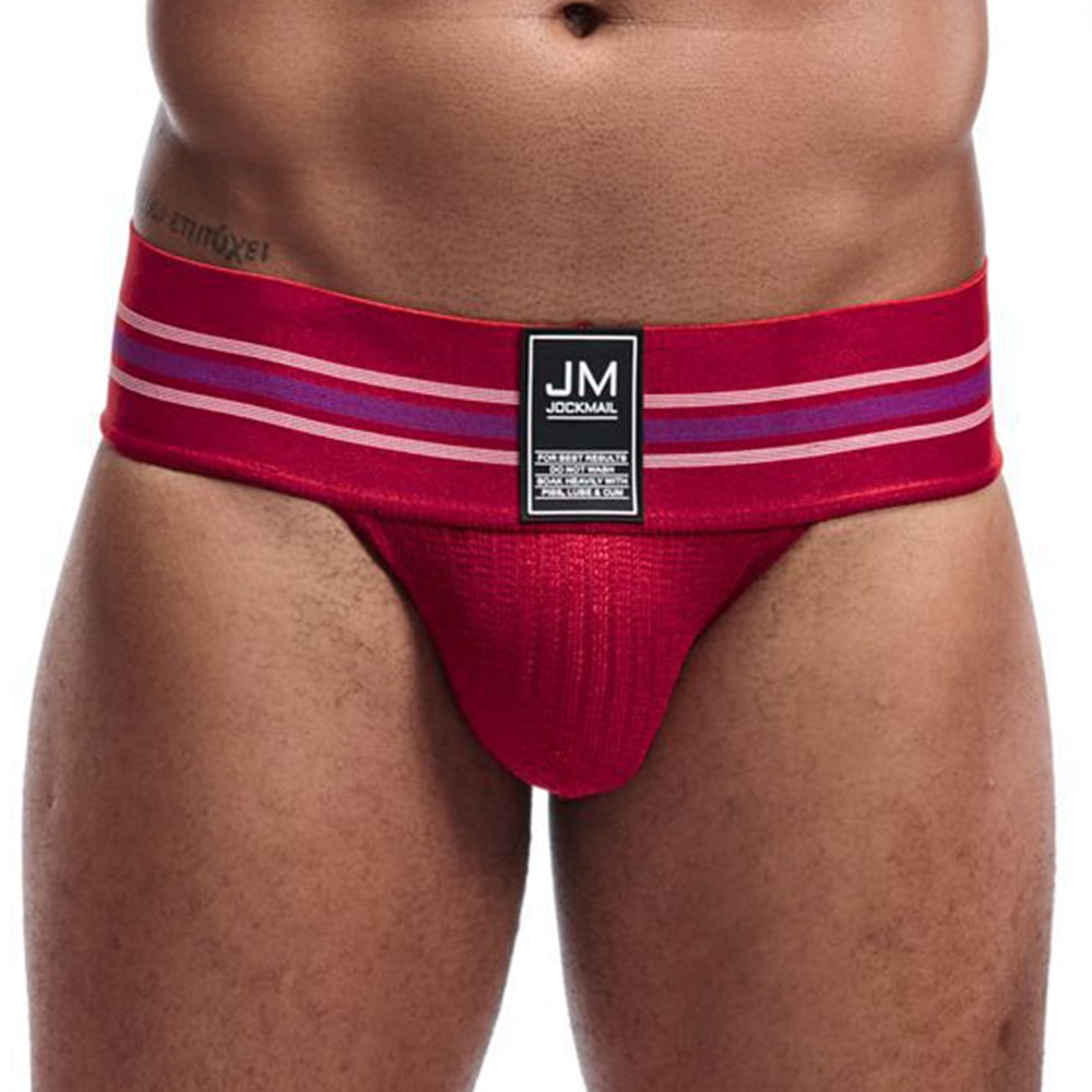 Mizok Mens Jockstrap Underwear Sexy Breathable Ultra Comfort Jock Strap