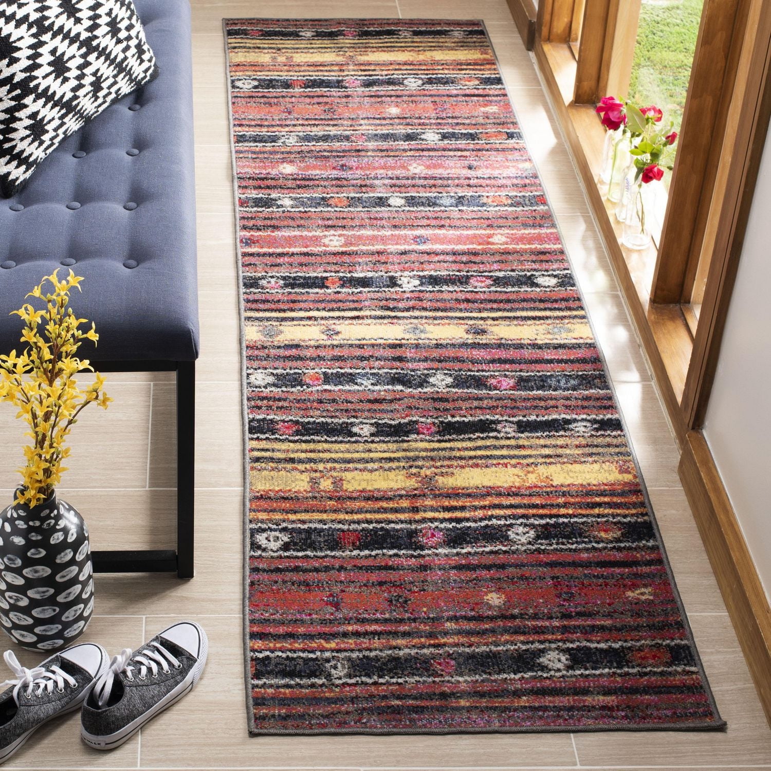 Click here for Safavieh Montage Maxwell Striped Indoor/Outdoor Ar... prices