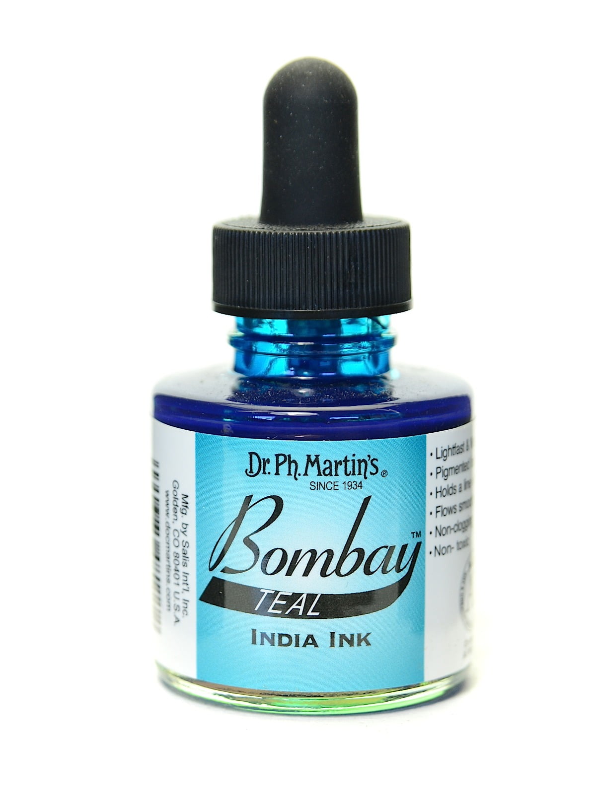 Bombay India Ink 1 oz. teal (pack of 4) - Walmart.com