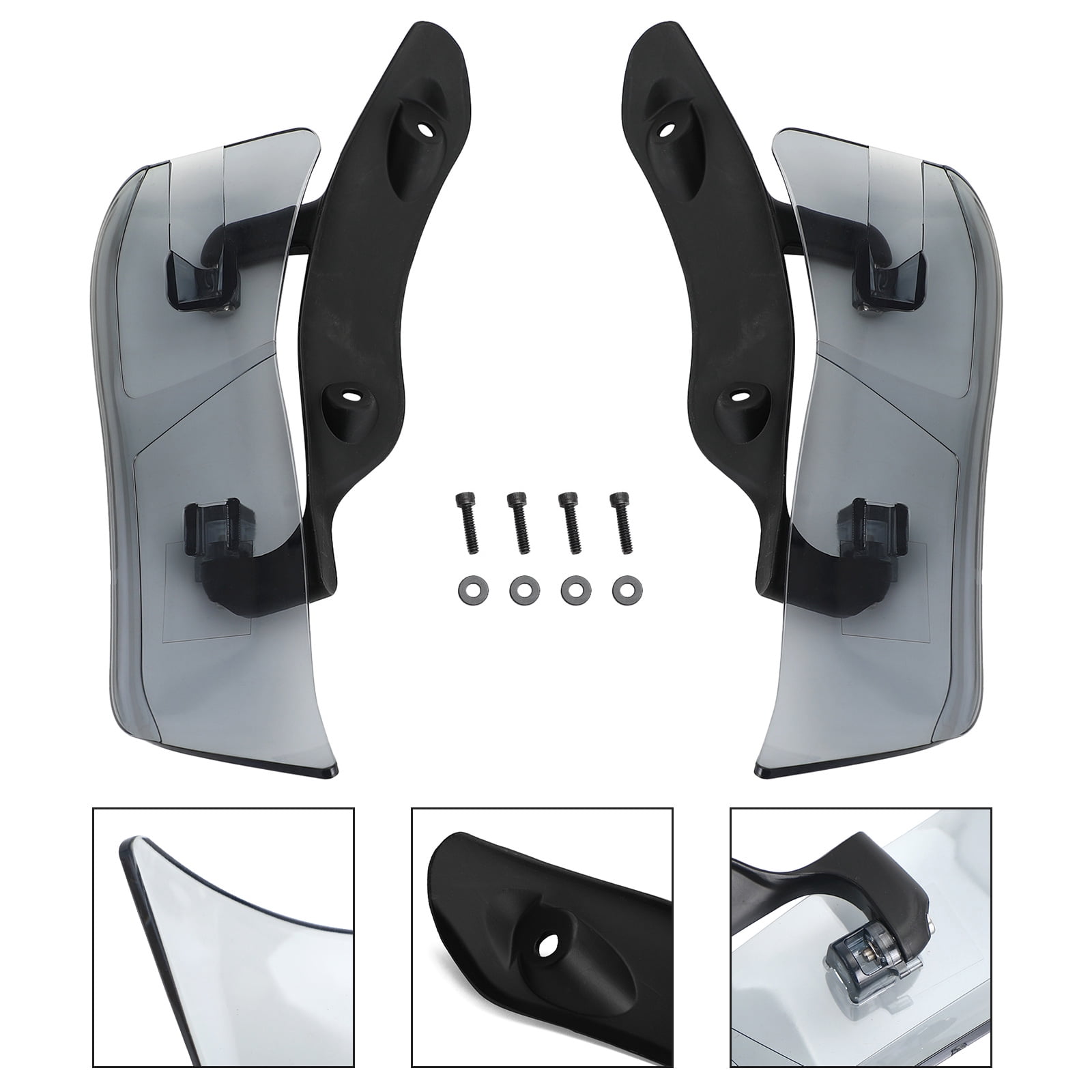 Adjustable Upper Fairing Side Wind Air Deflector For Road Glide 2015 ...